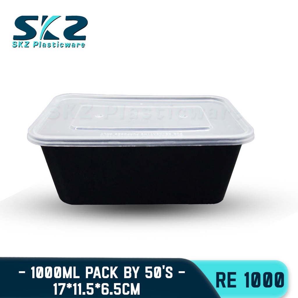 SKZ BLACK CONTAINER RECTANGULAR SERIES RE1000 ENVIRONMENTAL FRIENDLY ...
