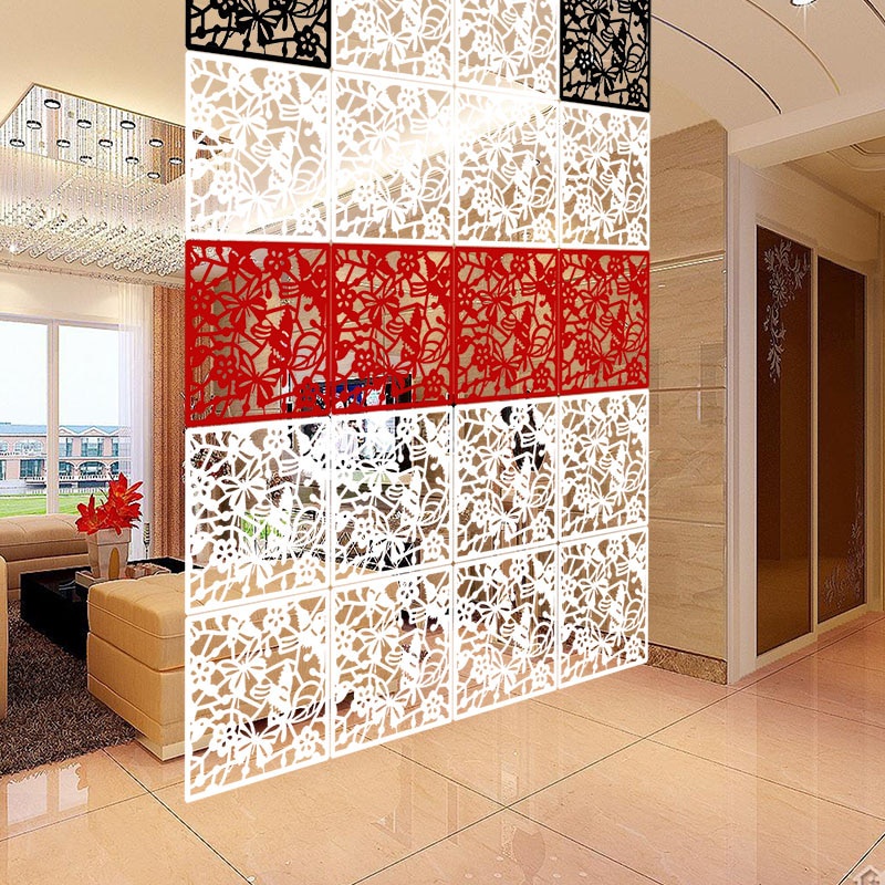 Entranceway Hanging PVC Carving Room Divider Screen Partition Wall ...