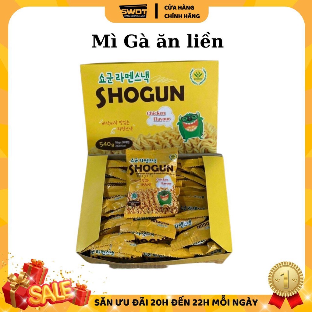 Box Of 30 Korean Chicken shogun Instant Noodle Snacks - SWOT review American Goods | Shopee ...