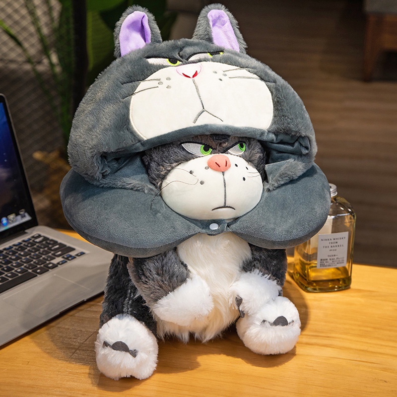 Stuffed Toy Lucifer Cat Baby Grown Up Hat Cap Accessories Plush Doll ...