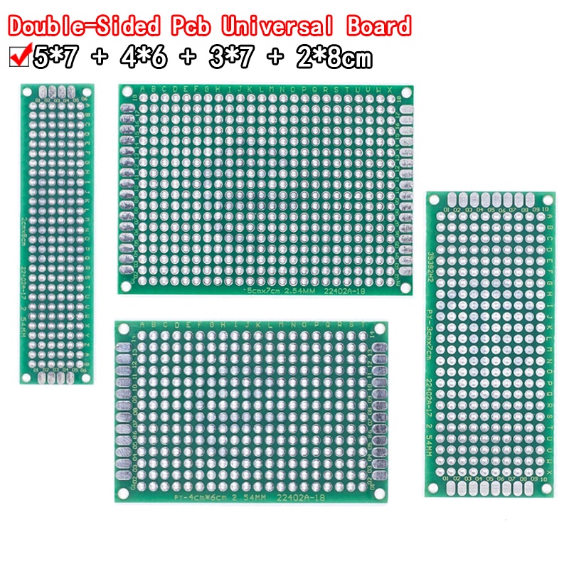 Double Side Copper Prototype Pcb Universal Board Fiberglass Board 9x15 ...