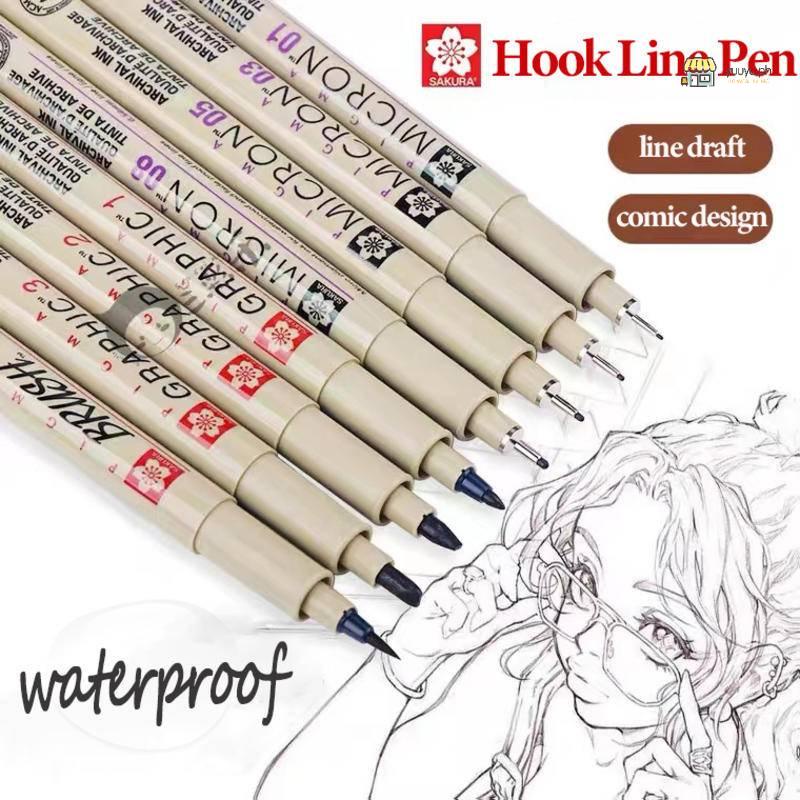Micron Detail Drawing Pen Hook Line Sketch Pen Set Comic Design Drawing ...