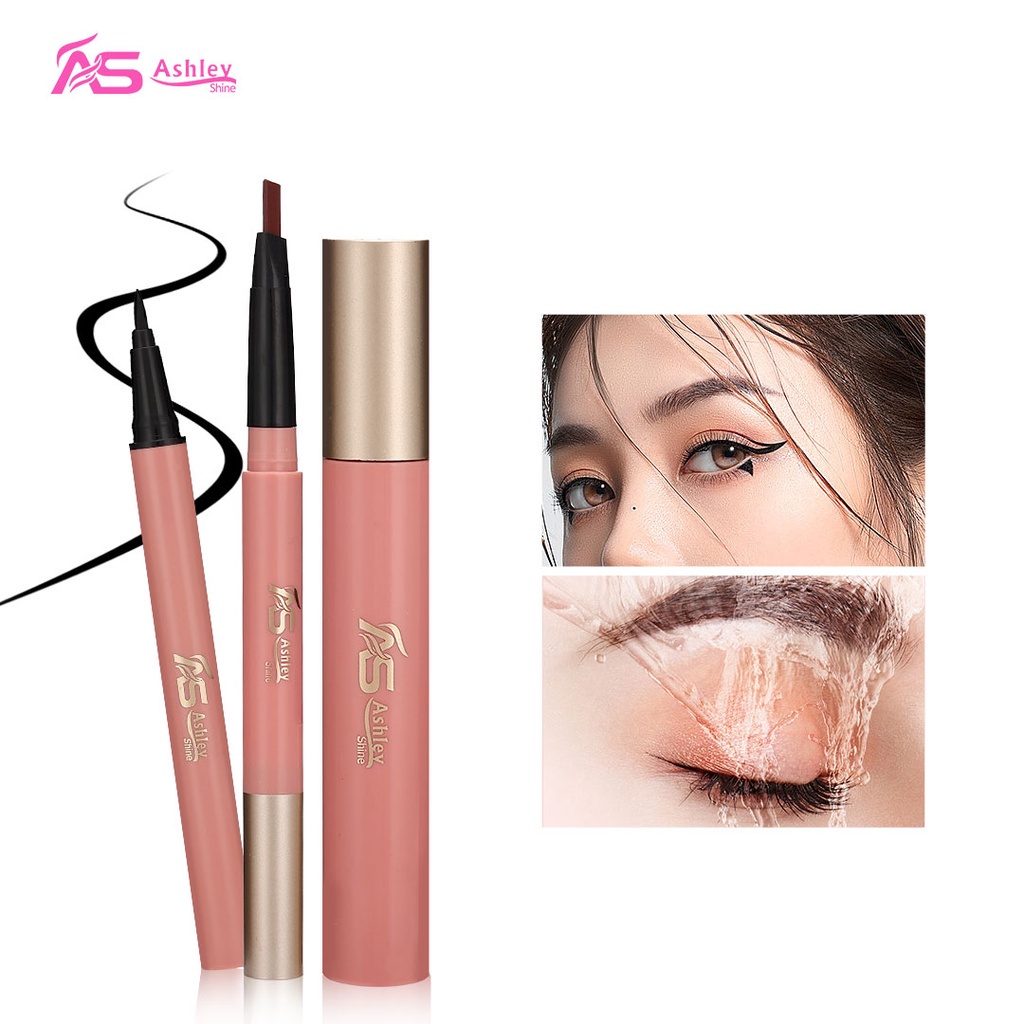Ashley Shine Mascara with Eyeliner Eyebrow Pencil 3 in 1 Eye Makeup Set ...