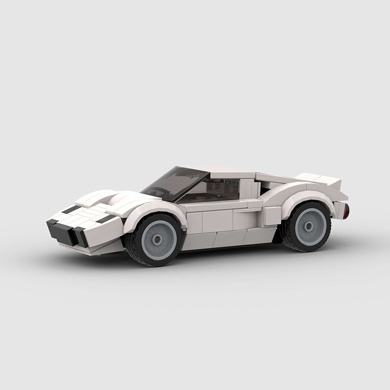 MOC Ford GT40 Super Sports Cars Building Blocks Bricks Toys For Kids ...