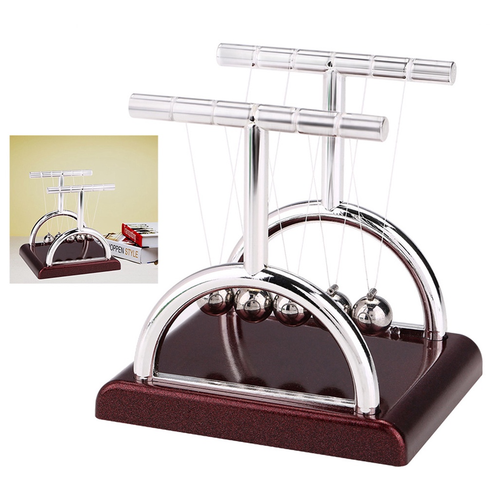 [WON] Newton's Cradle Steel Balance Ball Physics Science Pendulum Desk ...