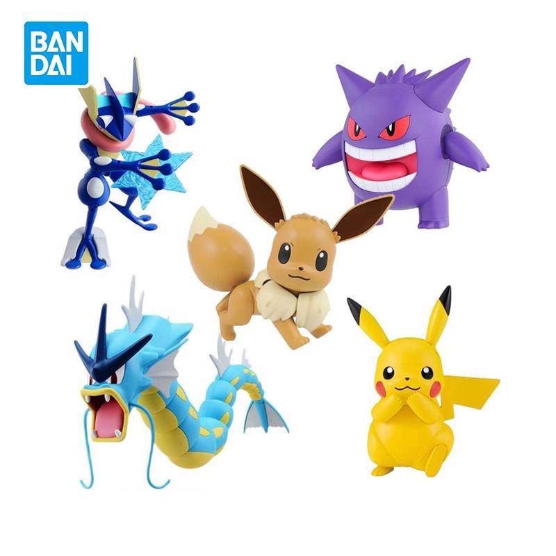 Bandai Pokemon POKEPLA Assemble PVC Action Figures Original Pokemon ...