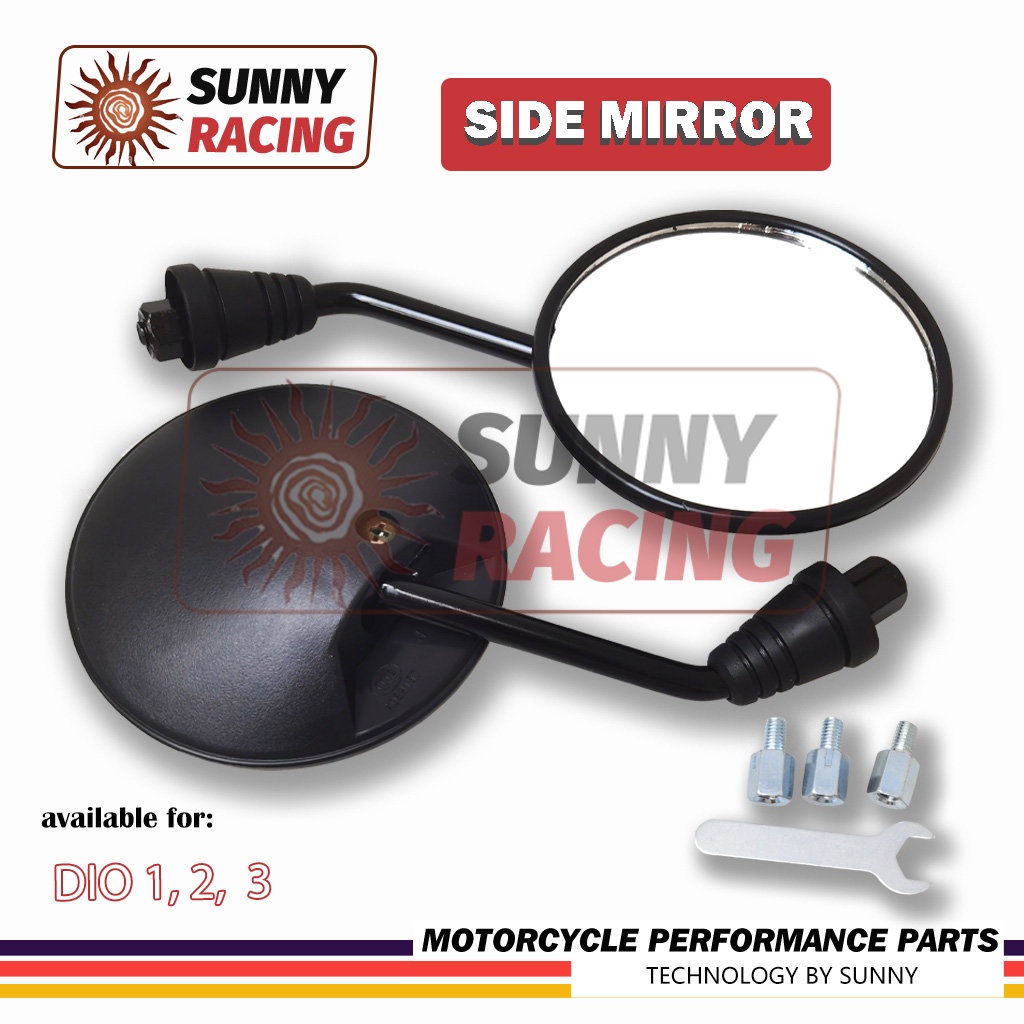 DIO 1/2/3 SIDE MIRROR (SHORT STEM) | Shopee Philippines