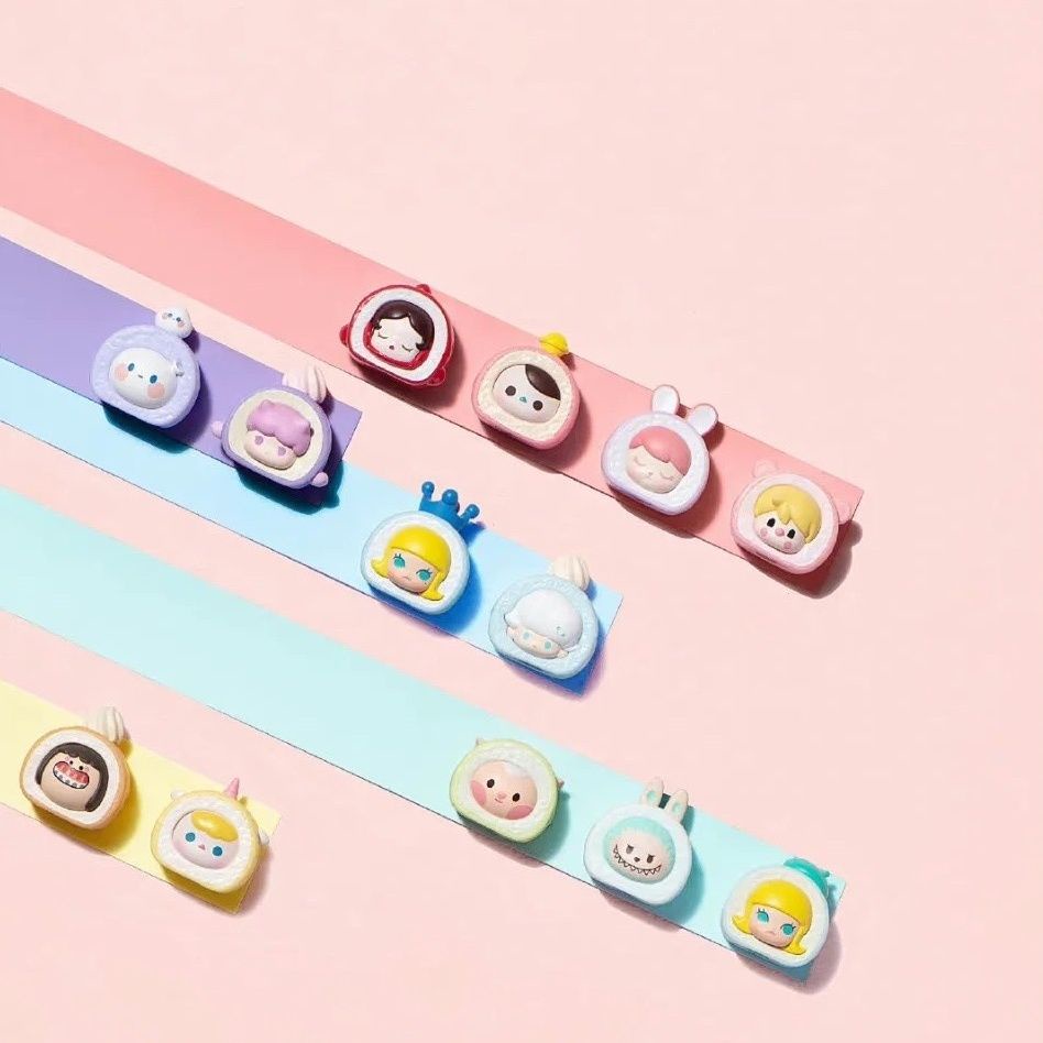 Cute Pellets Second Mini Cute Ornaments POP BEAN Colorful Cream Roll ...