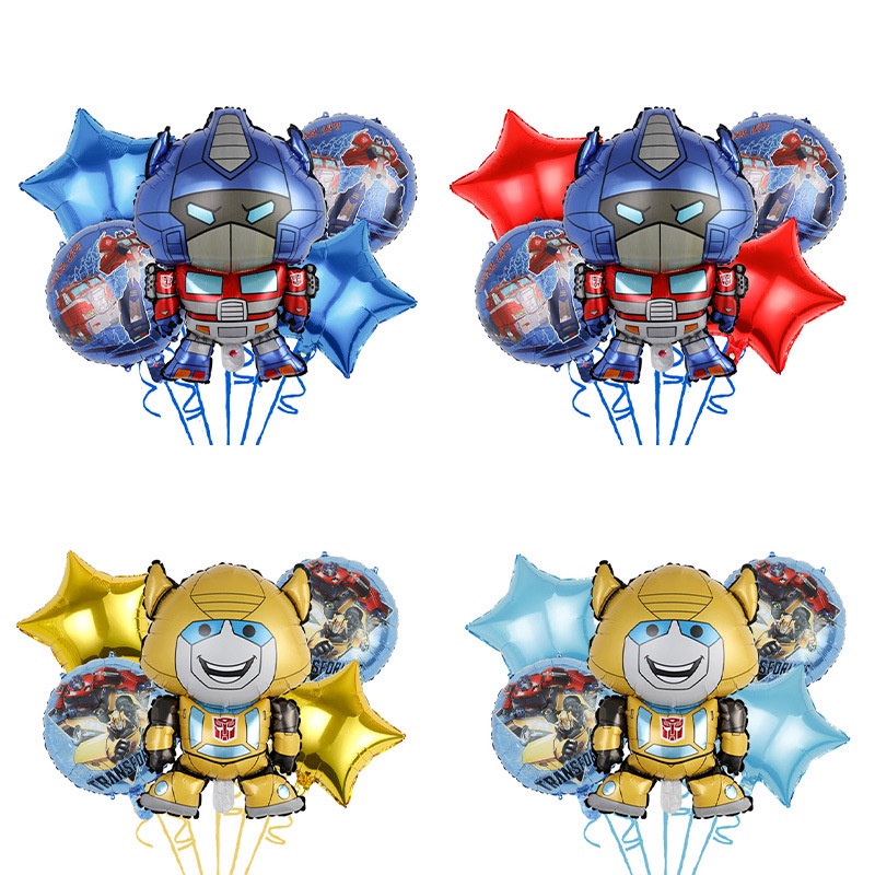 Cartoon Transformers Film Theme Balloon Set Party Decoration Cool ...