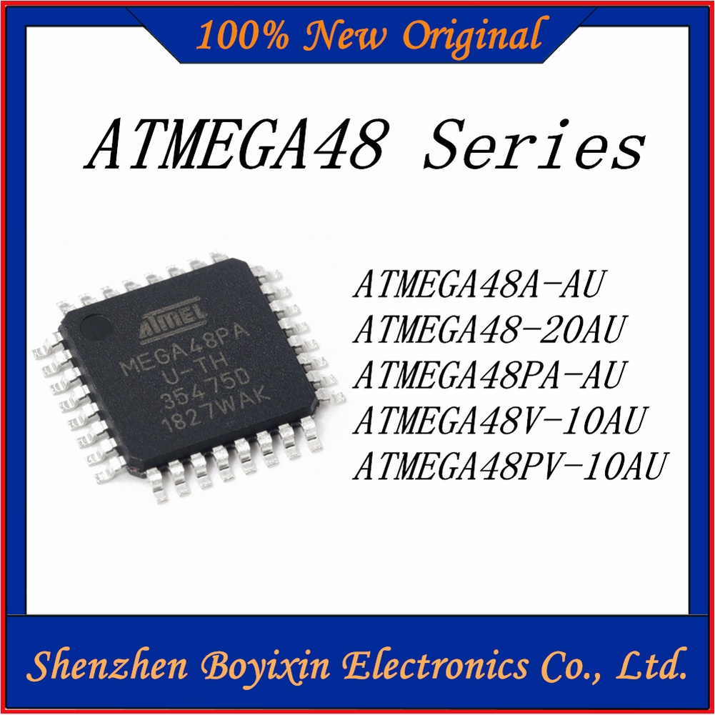 Atmega48a Au Atmega48pa Au Atmega48v 10au Atmega48 20au Atmega48pv 10au Atmega48 Atmega Ic Mcu 