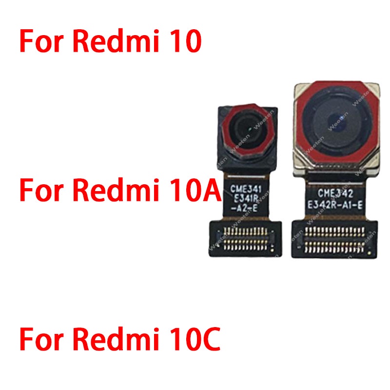 Front Rear Camera Flex Cable For Xiaomi Redmi 10 10A 10C Frontal Selfie ...