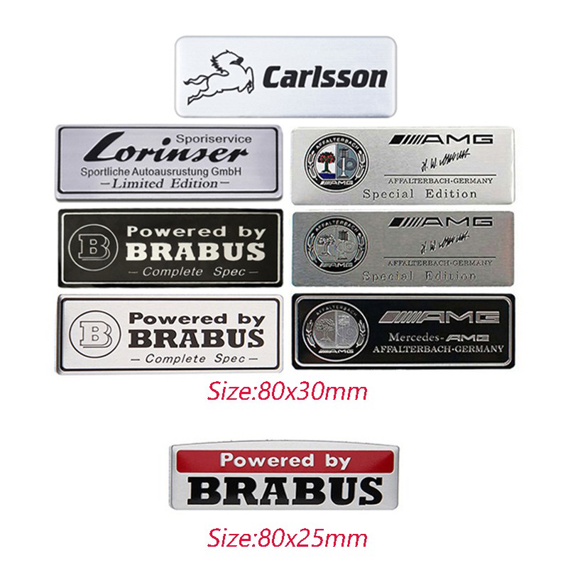 Benz Metal Car Body Nameplate Sticker Auto Rear Emblem Badge for ...
