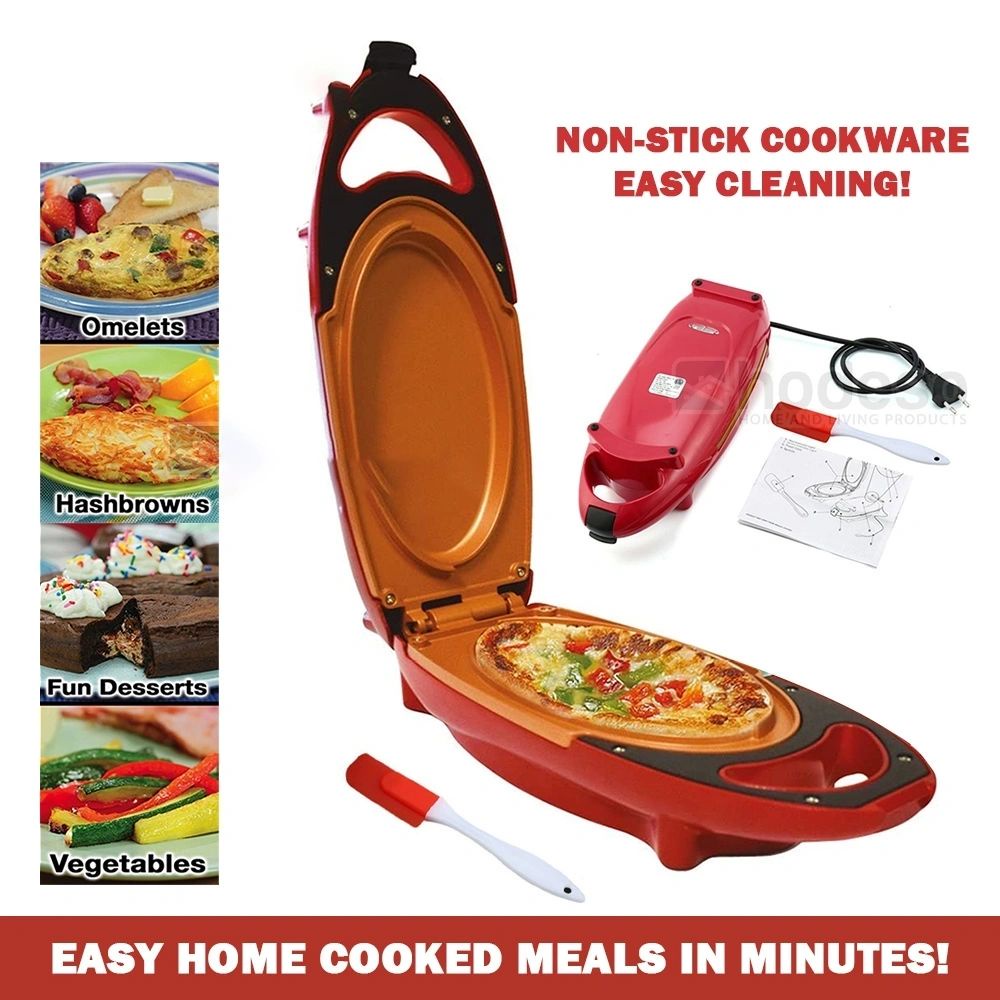 TUTZ Cook Meals Snacks & Desserts/Electric Red Copper Meal Maker ...
