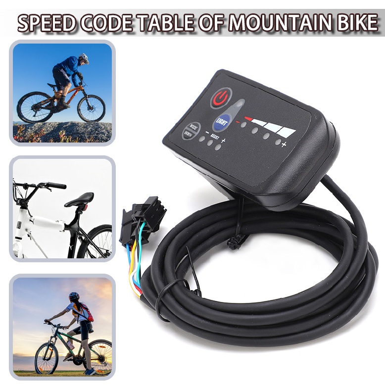 New 24V Electric Bike Display Control Panel LED Power Display 810 ...