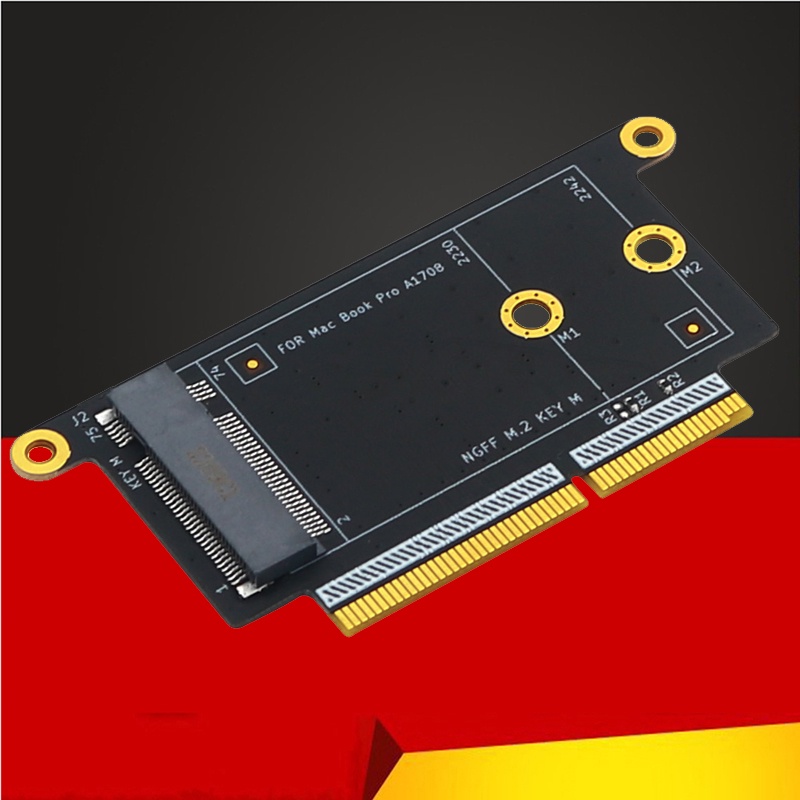M.2 NVME SSD Adapter Card Riser for Macbook Pro Retina 13" A1708 2016 ...