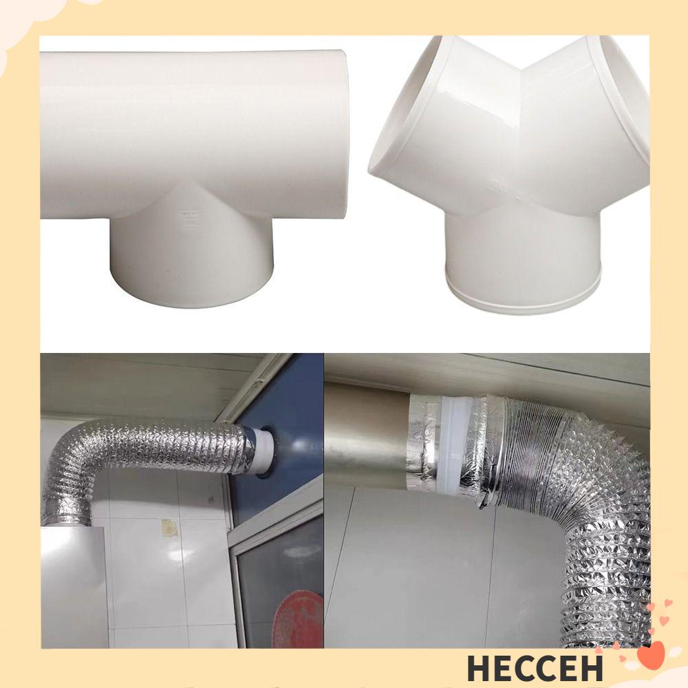 HECCEH Quick Ventilation Tube Joint, PVC 100/150/200mm Exhaust Duct ...