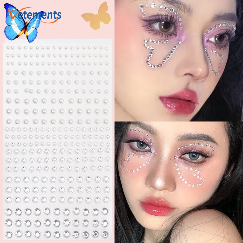 DIY Women Eyes Face Body Mixed Size Diamond Stickers/ Self Adhesive ...