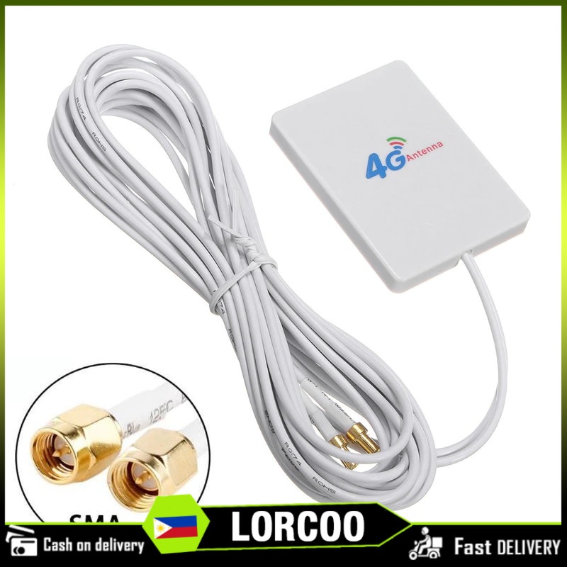 28dBi High Gain 3G 4G LTE Router Modem Aerial External Antenna Dual SMA ...
