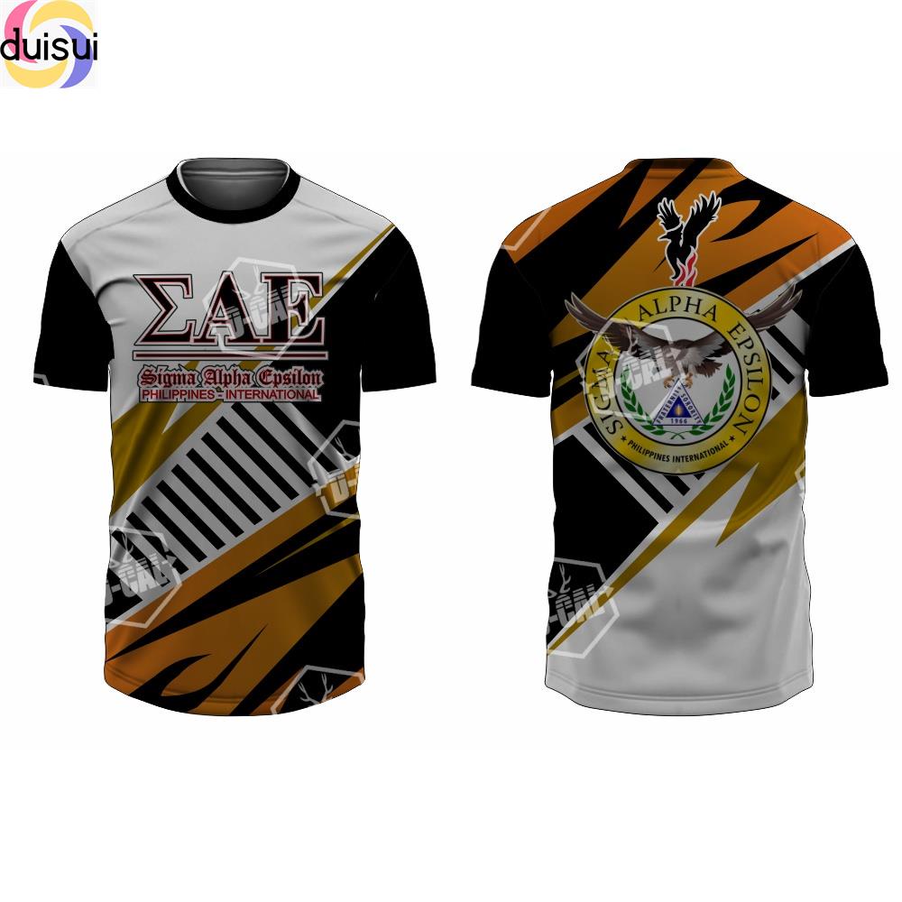 duisui Full Sublimation, Full print, Unisex, T SHIRT, SIGMA ALPHA EPSILON NEW AKP Alpha Kappa ...