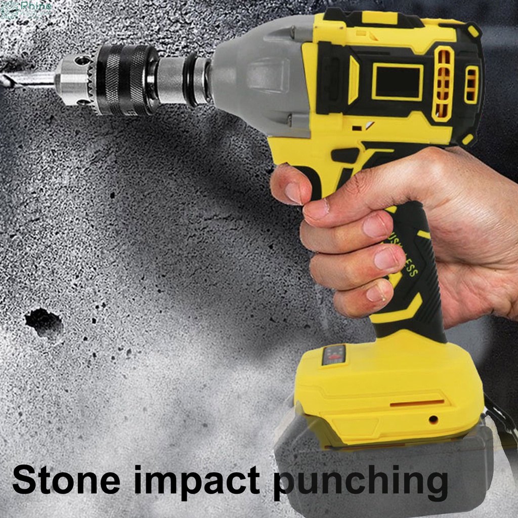 Rhine Electric Impact Wrench 460N.m High Torque 1/2 Socket Brushless ...