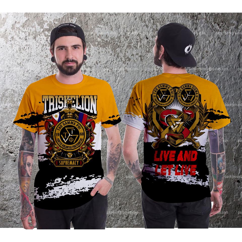 Triskelion Fratshirt Frat Shirt Full Sublimation Sublimation T-shirt ...