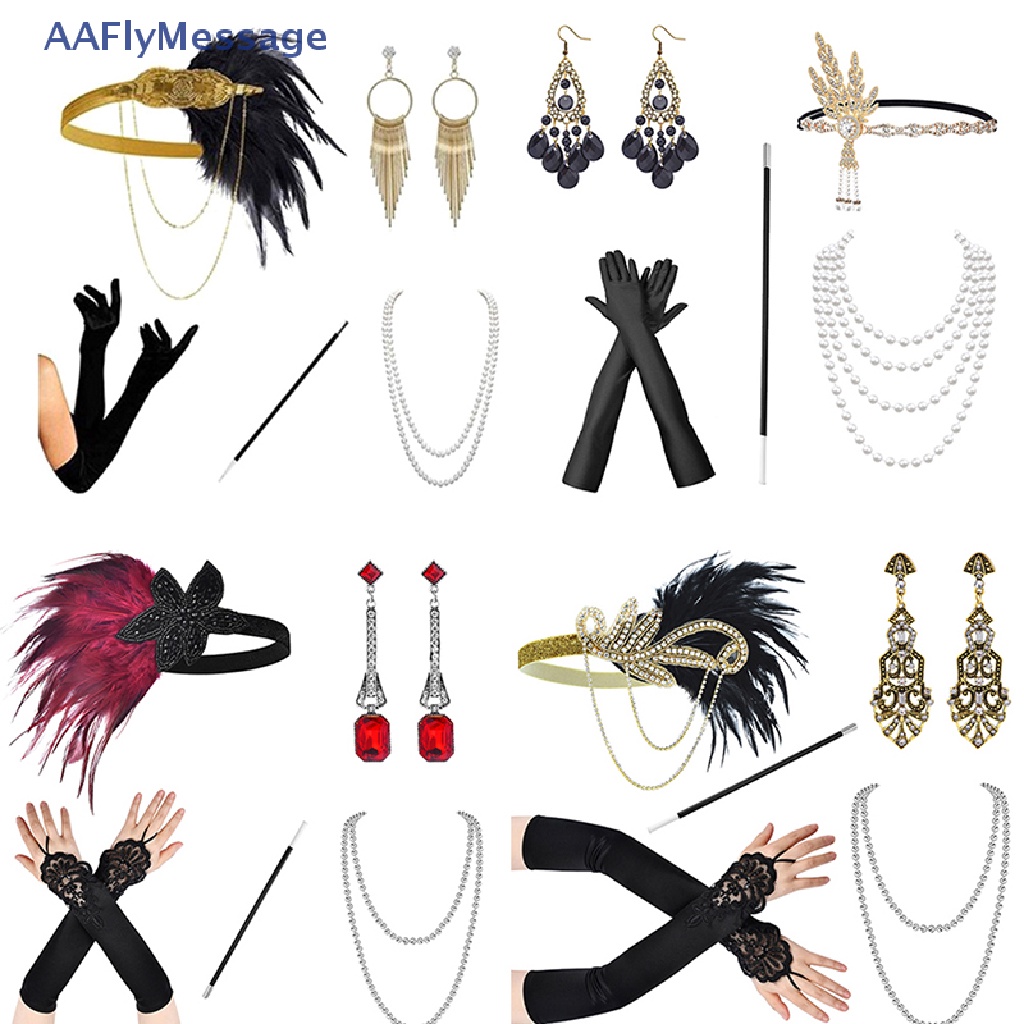 AFIYM 1920's Cosplay Flapper Halloween Charleston Costume 1920s ...