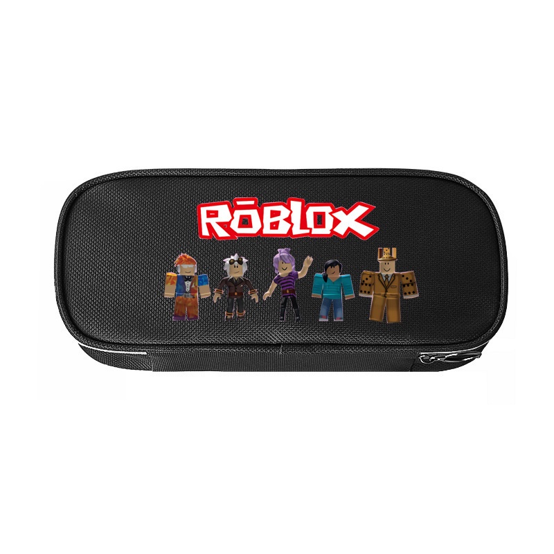 Roblox Kids Cartoon Pencil Bag Case Student Pencil Box Stationery Box ...