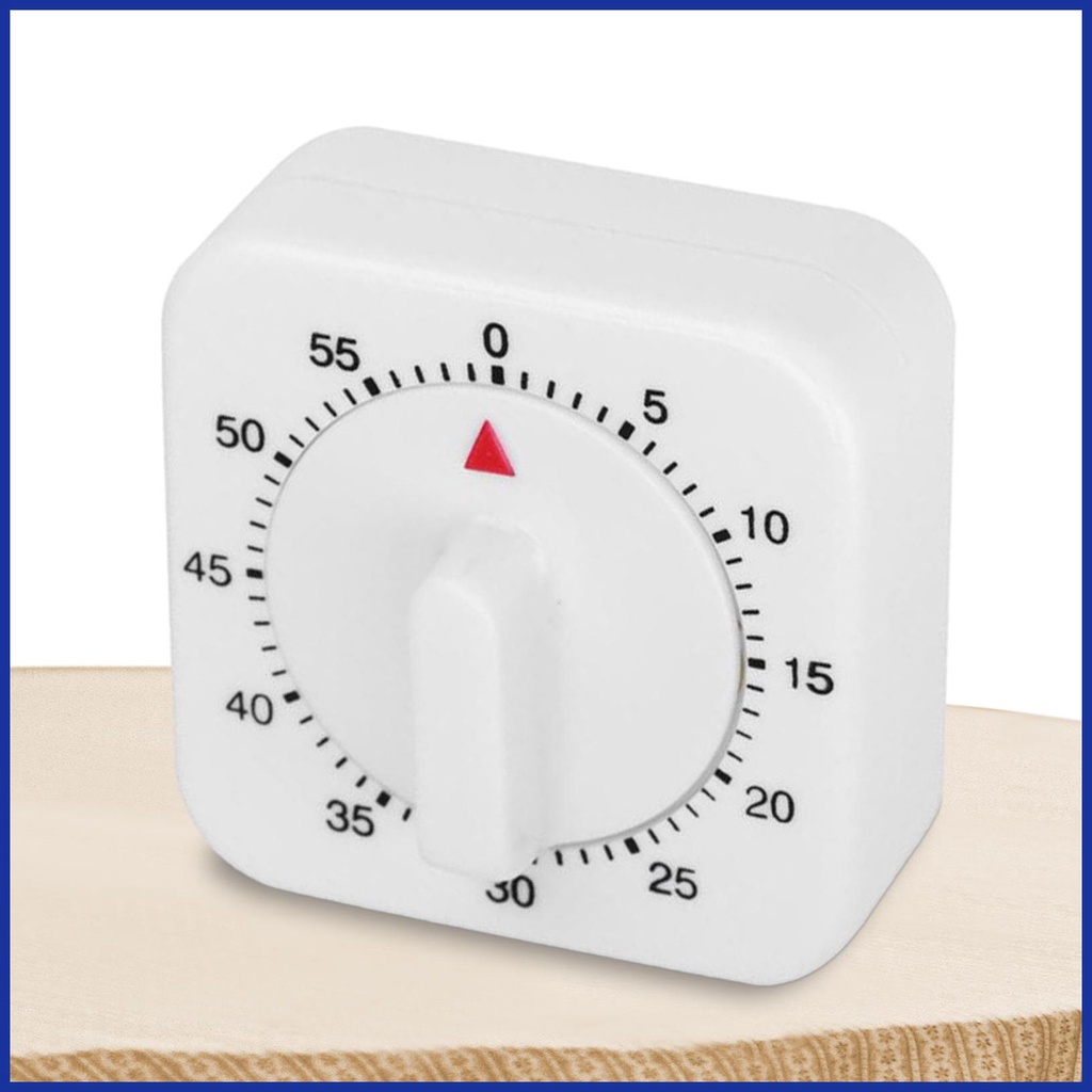 Kitchen Timer 60-minute Quiet Square mechanical timer with Alarm ...