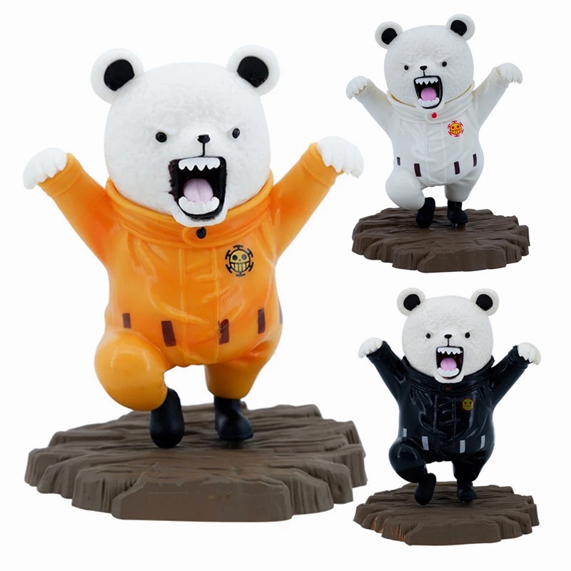 13CM Anime One Piece kawaii Beibo Bear Action Figures Collectible PVC ...