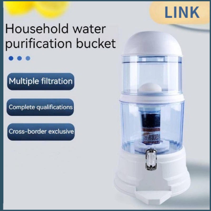 14L 5-stage water purifier filter pot filter water bucket activated ...