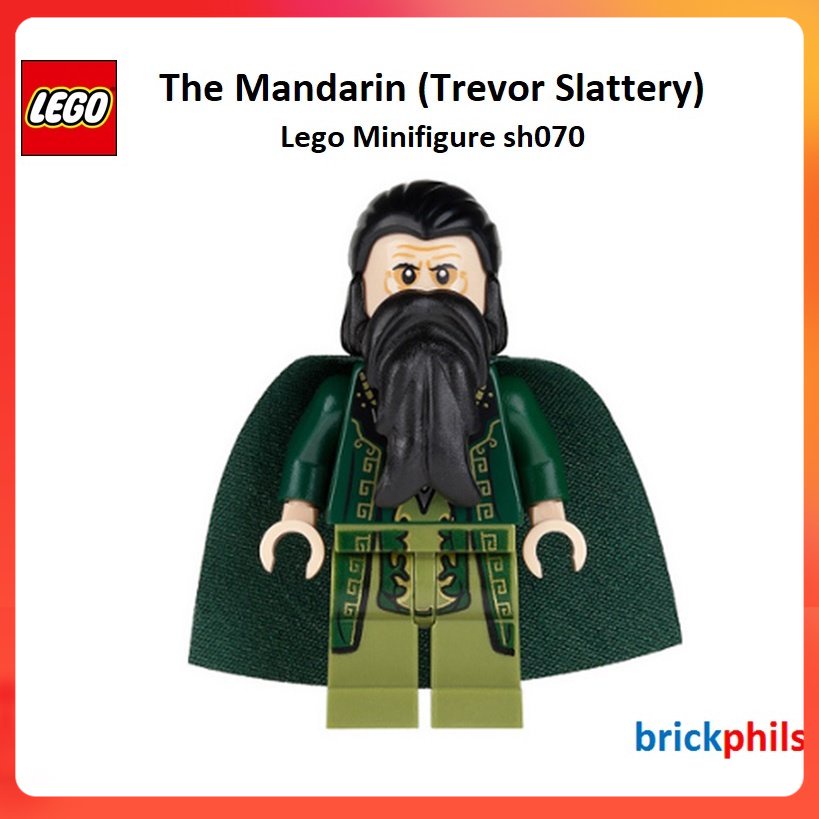 Lego Minifigure sh070 The Mandarin (Trevor Slattery) | Shopee Philippines