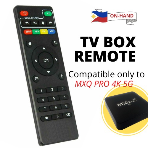 ON-HAND Remote Control for MXQ PRO 4K 5G TV Box | Shopee Philippines