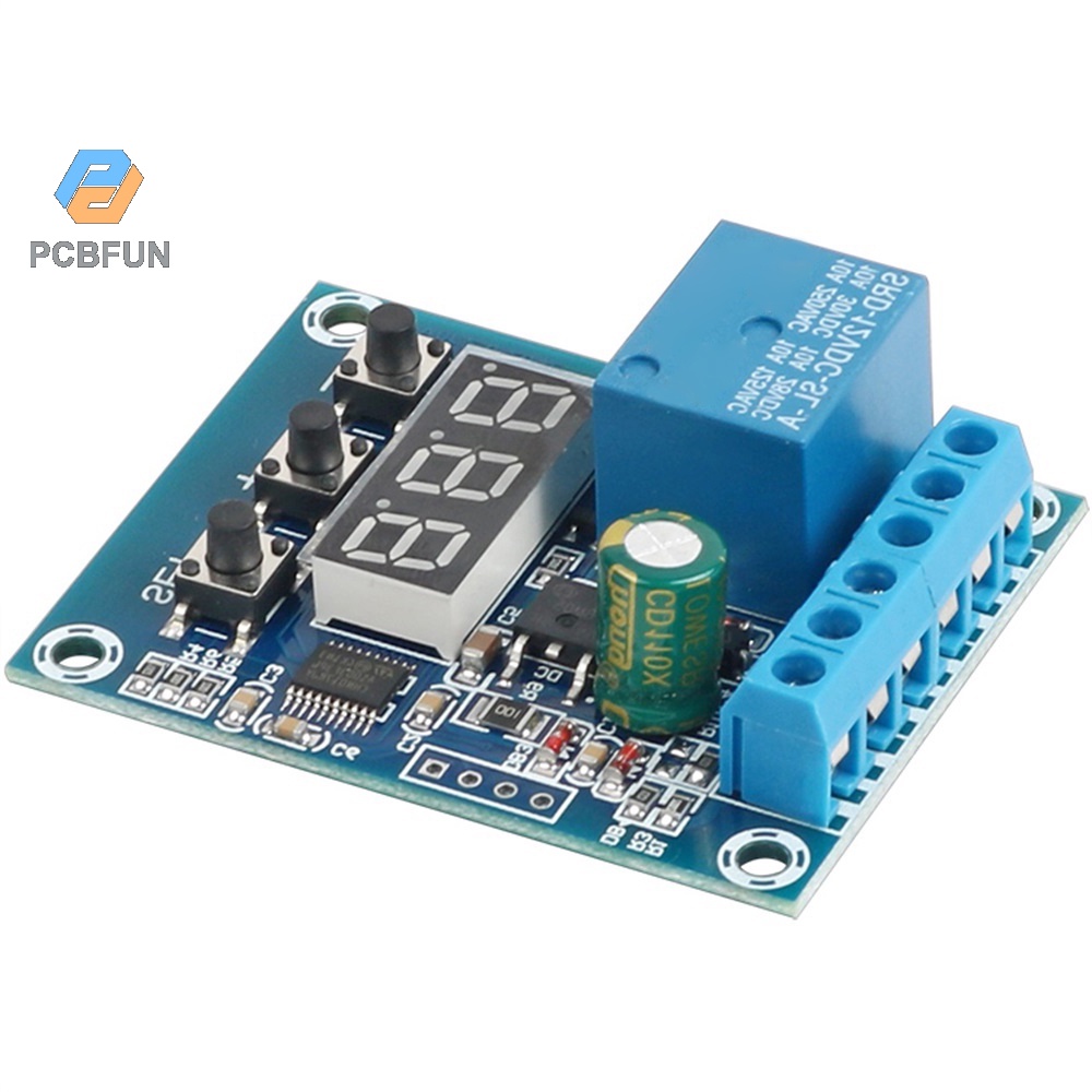 Pcbfun Dc5v 12v 24v Voltage Detection Module Relay Circuit Monitoring Module 0-99.9v | Shopee ...
