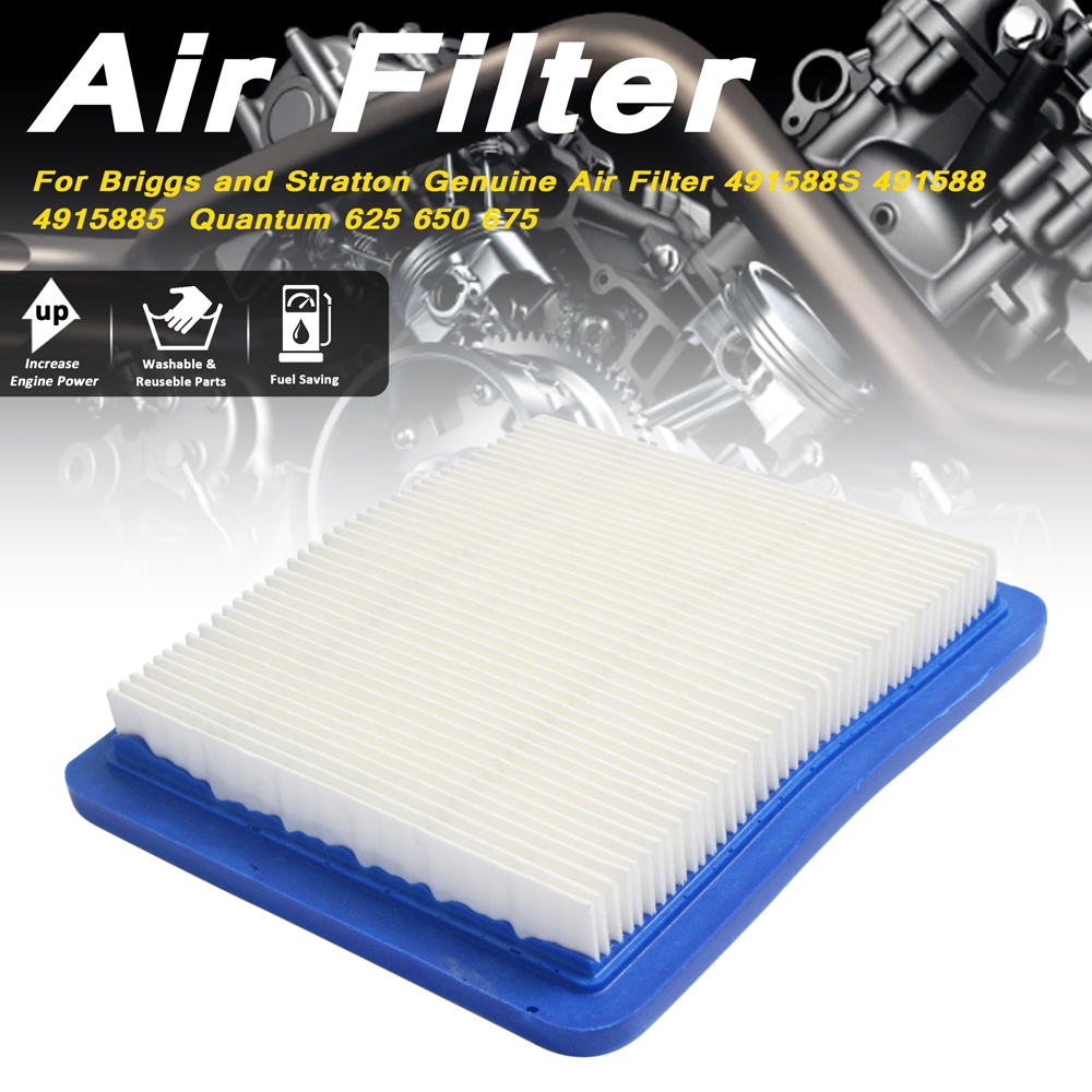Air Filter For Briggs and Stratton Genuine Air Filter 491588S 491588 ...