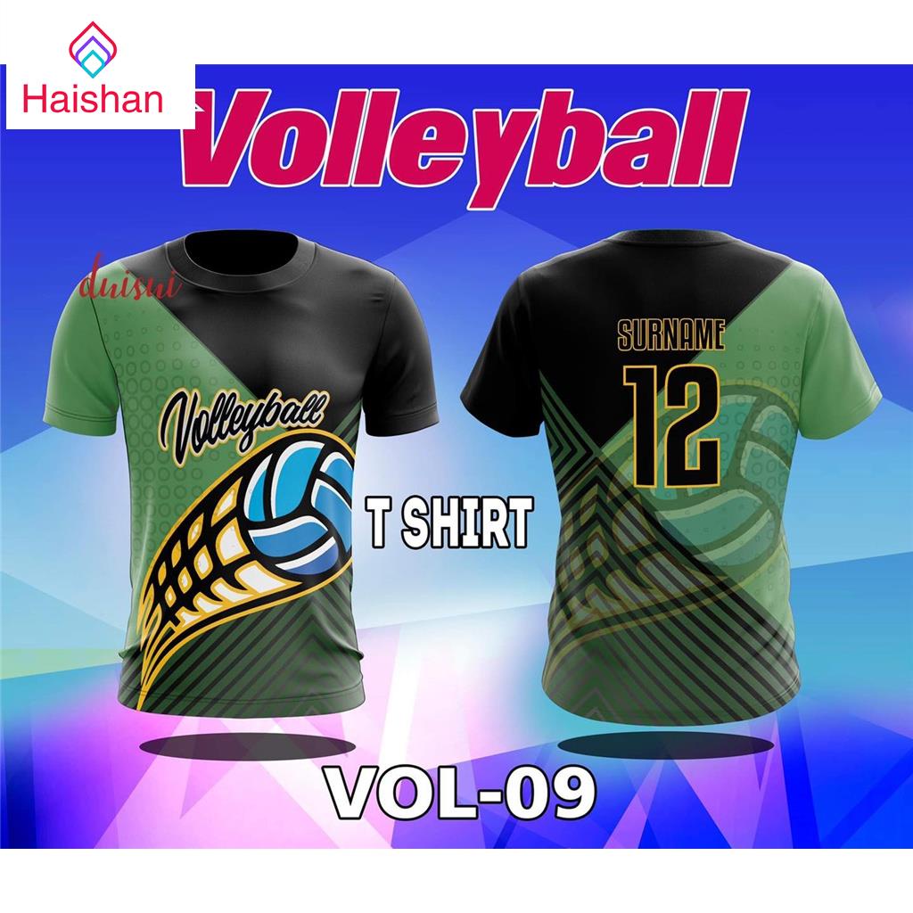 Haishan Volleyball Sublimation Tshirt for Men Women Customized Full ...