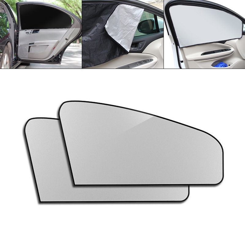 2pcs Universal Car Sun Blind Side Rear Window UV Protector Sun Shade ...