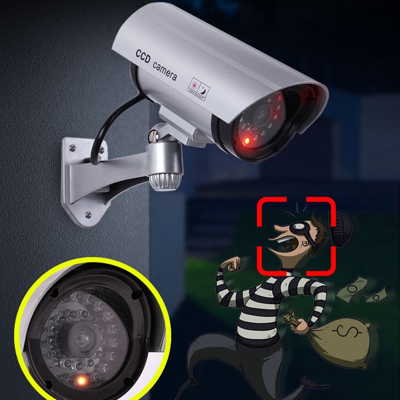 Dummy Fake Camera Waterproof Outdoor Indoor LED Light CCTV Video ...