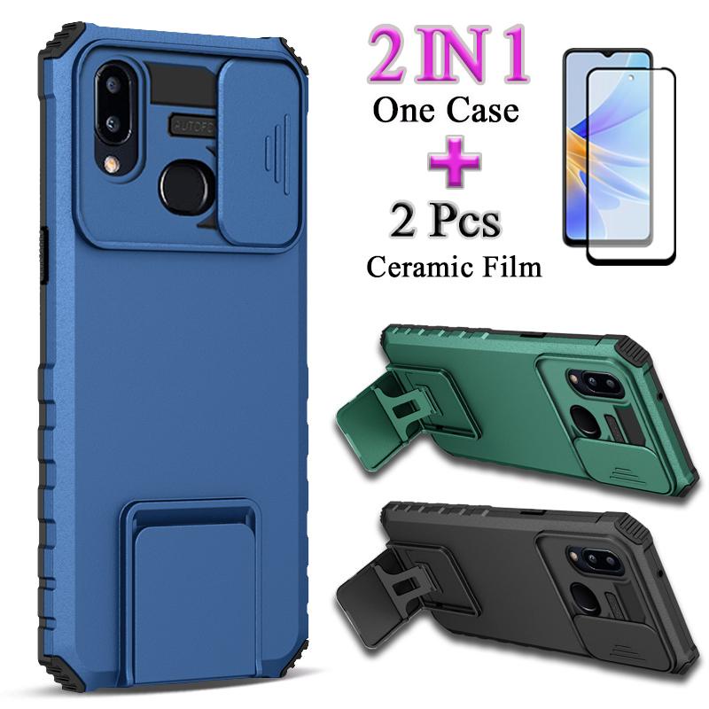 2-in-1 case for Samsung Galaxy A10s, push window protection camera ...