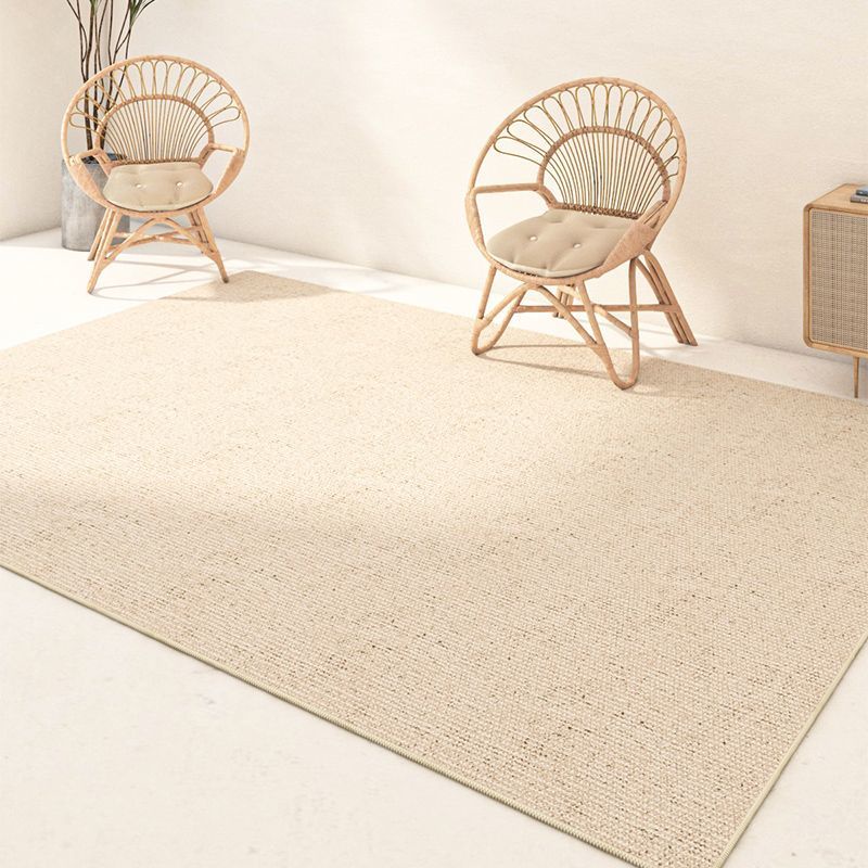 Solid Color Living Room Carpet Modern Simple Sofa Coffee Table Floor ...