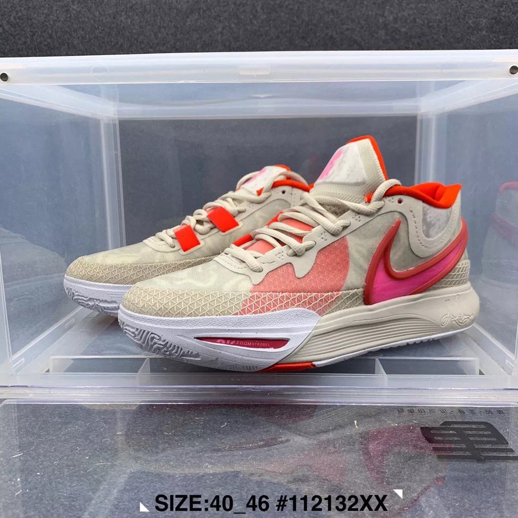 Irving 9 Red and White pink Kyrie9 air cushion shock-absorbing wear ...