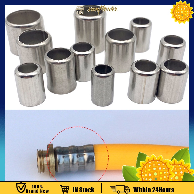 50Pcs Hose Crimping Ferrule Set14.5mm Stainless Steel Hose Buckle For ...
