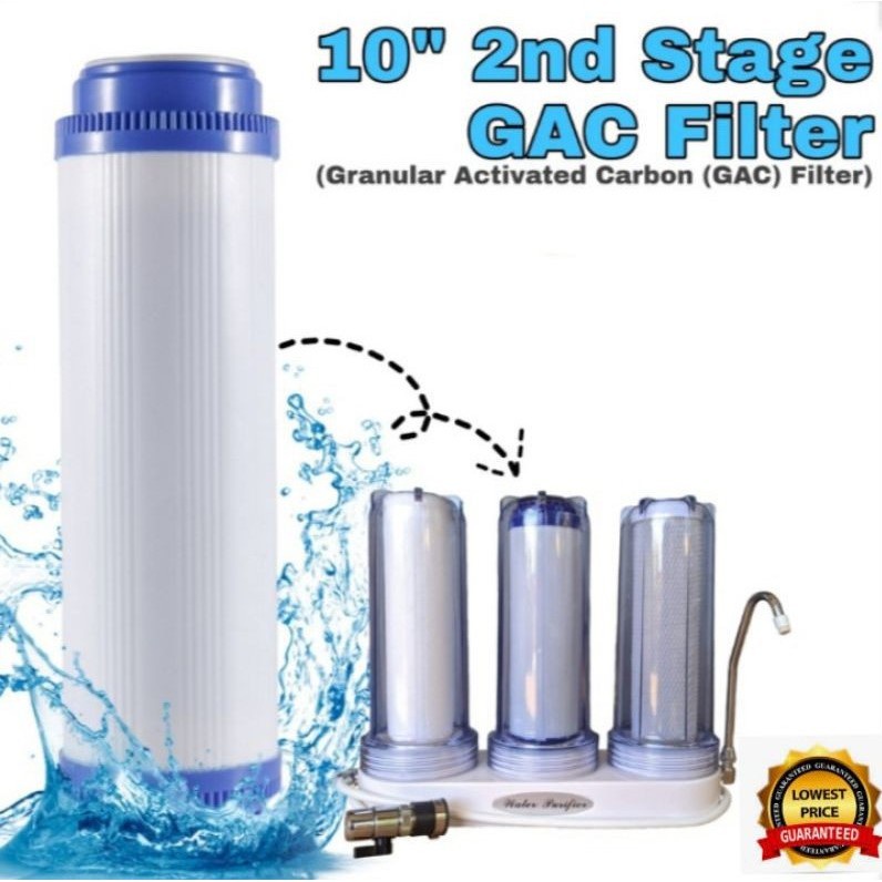 Universal Coconut Shell Granule Activated Carbon UDF GAC Filter 10 Inch | Shopee Philippines