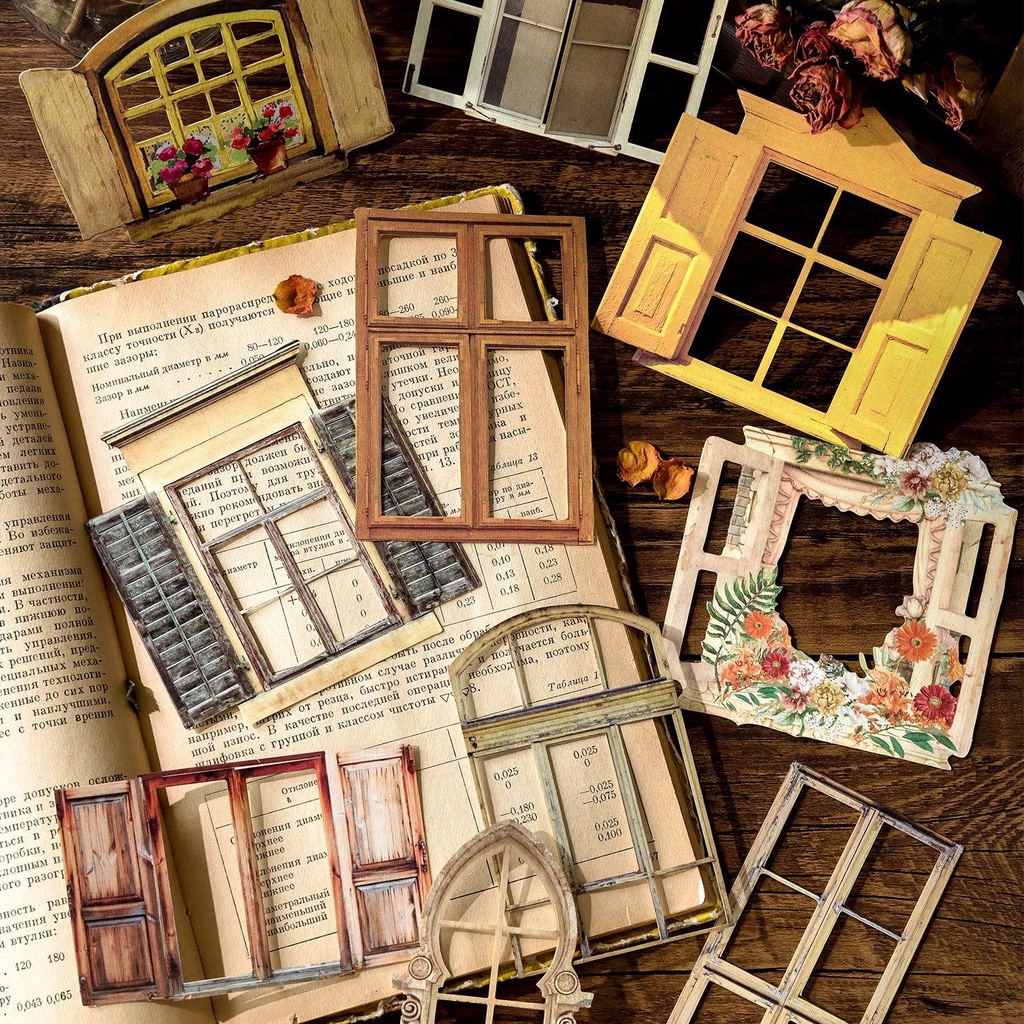 10Pcs Window Frame Stickers Decorative Stickers for Scrapbooking ...