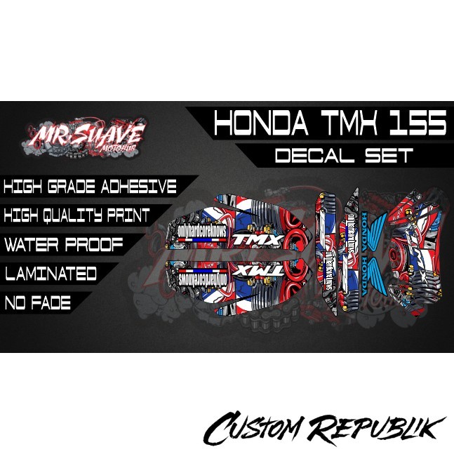 TMX 155 Decals Set (OnlyHardCoreKnows) | Shopee Philippines