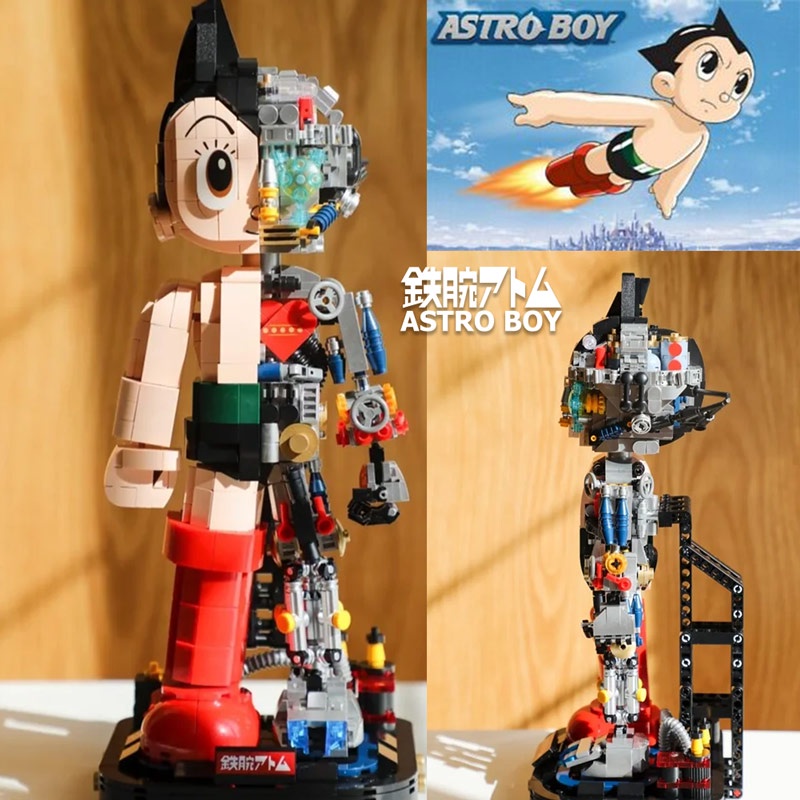 32CM Action Figure Astro Boy Building Blocks Bricks Diy Toy Movable ...