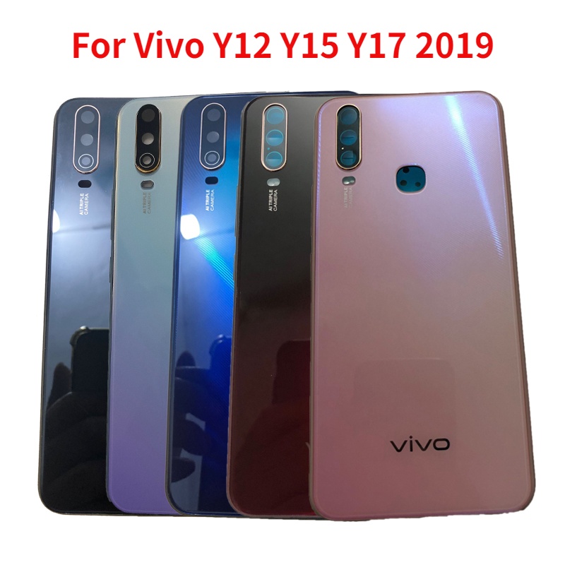New Back Cover For BBK Vivo Y12 Y15 Y17 2019 Battery Cover Rear Door ...
