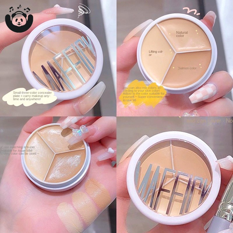 MAFFICK light and flawless tri-color concealer to cover spots, acne ...