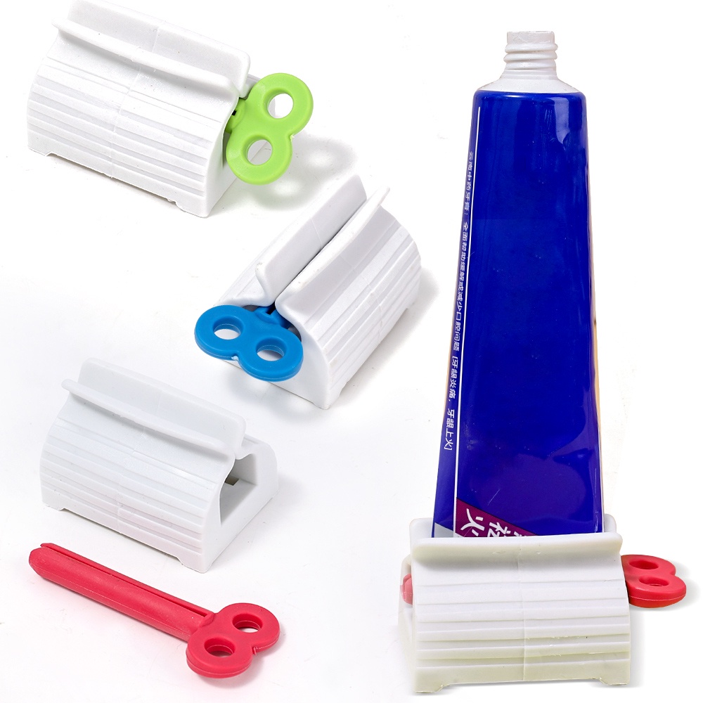 Plastic Manual Rolling Toothpaste Tube Squeezer Bathroom Toothpaste ...