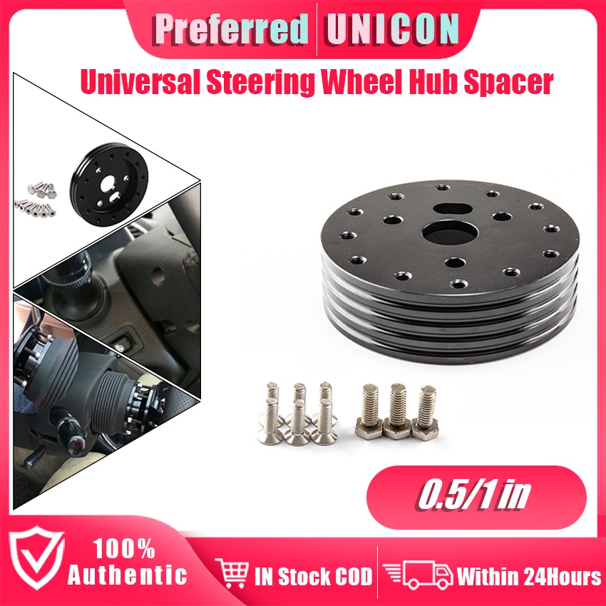 13MM/25MM Universal Steering Wheel Hub Spacer Practical Steering Wheel ...