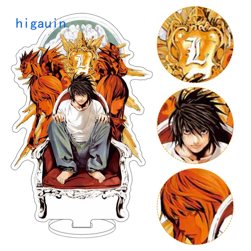 Anime Death Note Yagami Light Couple Acrylic Stand Figure Model Plate ...